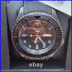 SEIKO BLACK STEALTH Custom mod Automatic Dive Watch, Seiko Custom Built ...
