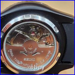 SEIKO BLACK STEALTH Custom mod Automatic Dive Watch, Seiko Custom Built ...